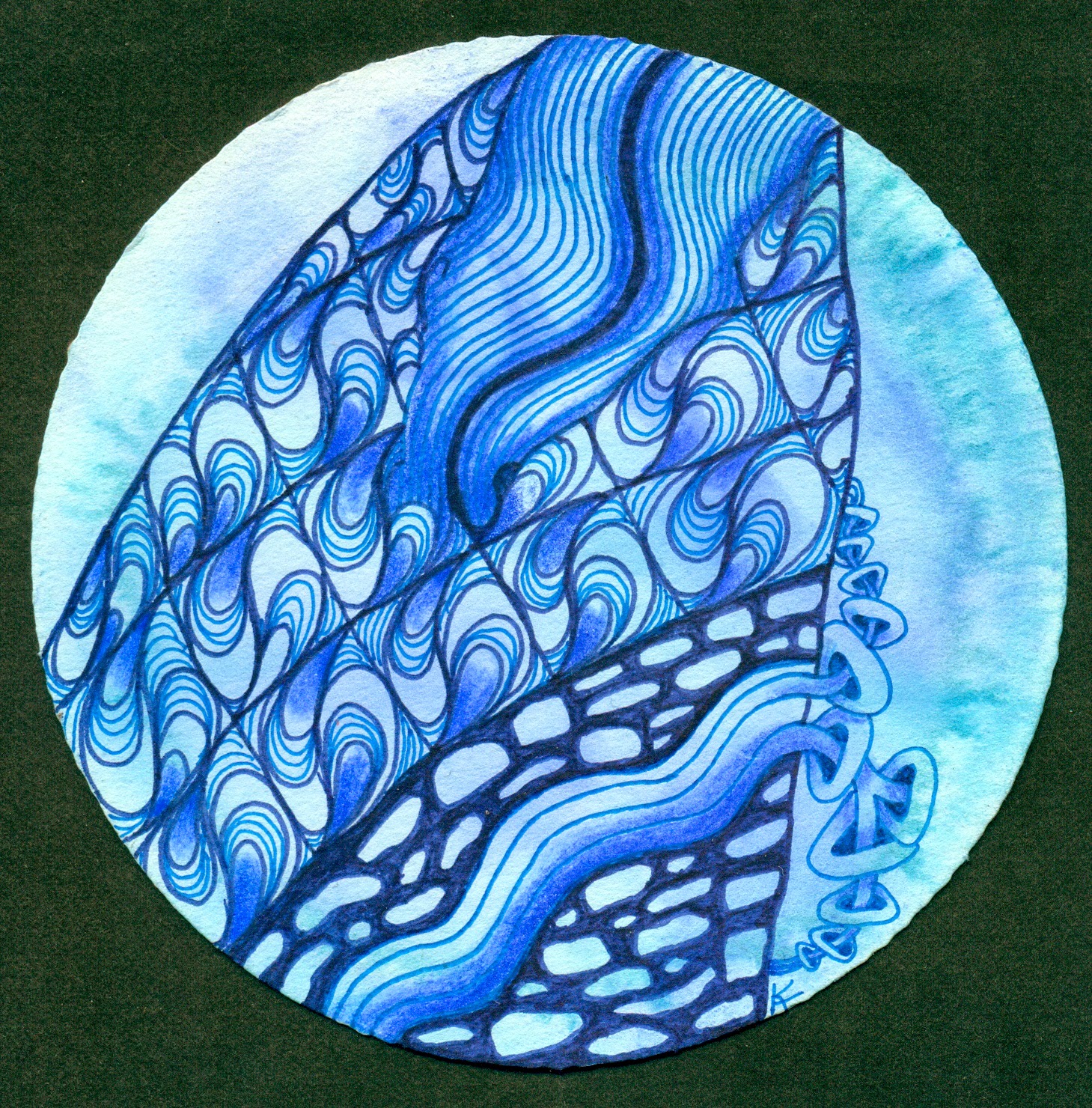 Tickled To Tangle: "It's a String Thing" #41 Tiles