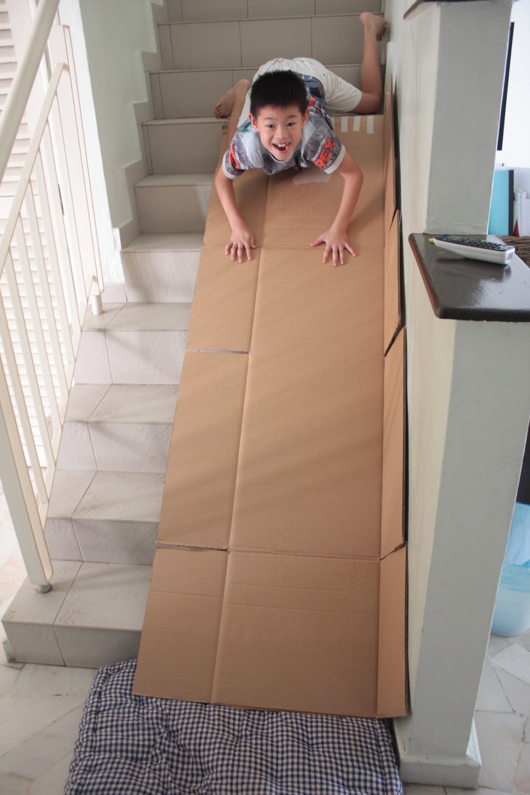 Ally's In Wonderland: Cardboard Slide