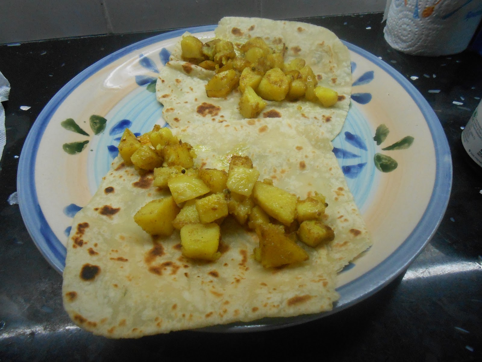 Fiji Diaries: Roti with potato curry