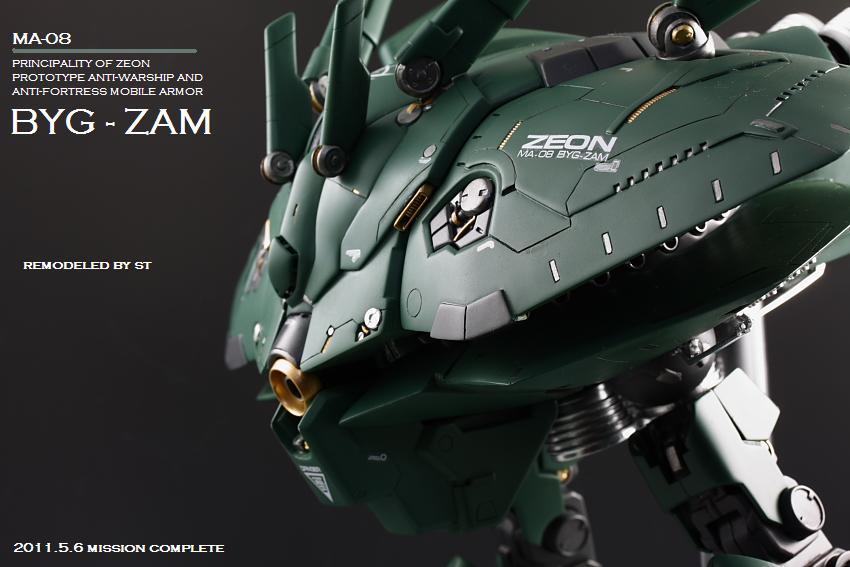 GUNDAM GUY: 1/144 MA-08 BYG-ZAM - Customized Build