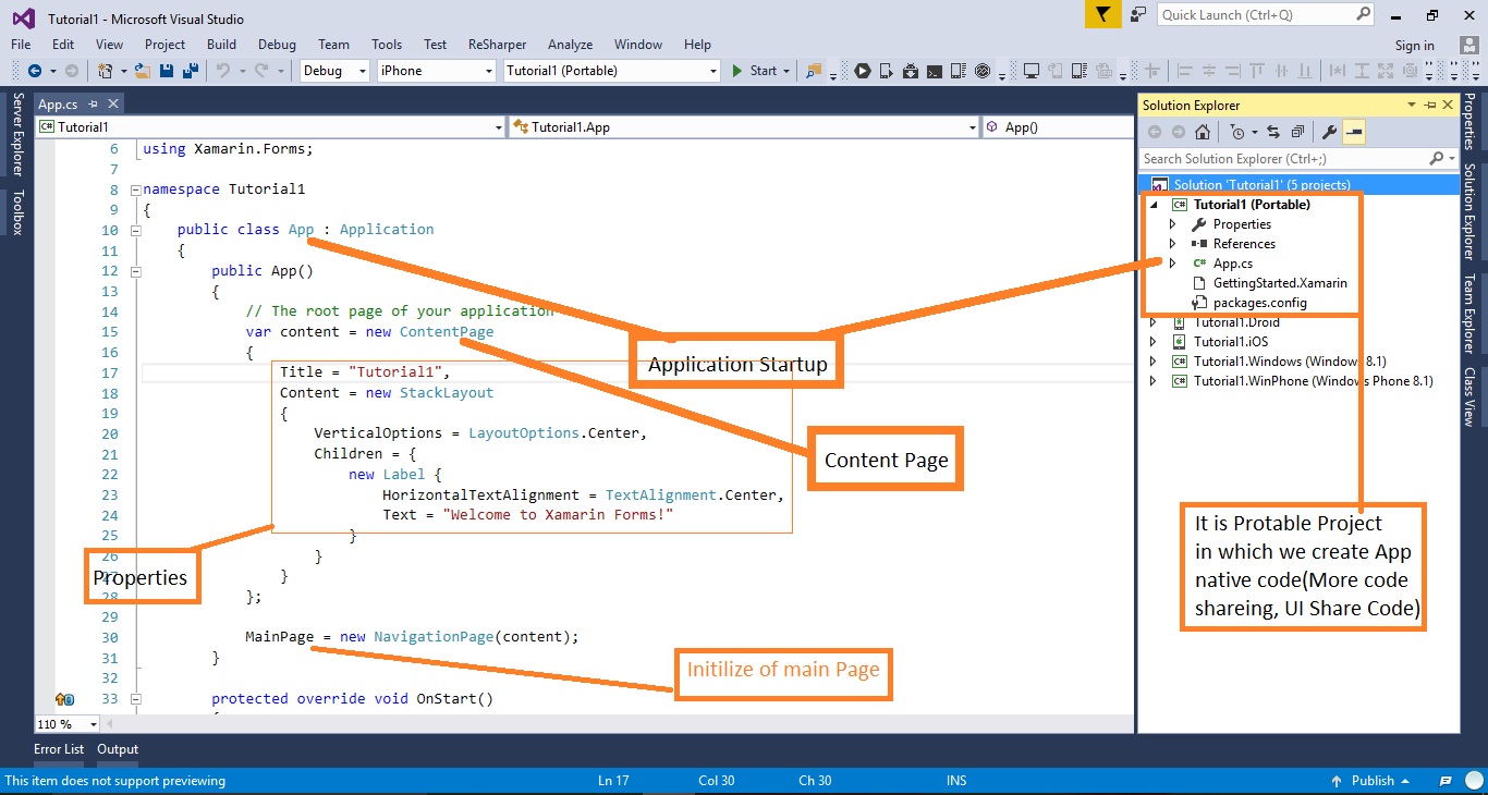 Point Of Sale: Xamarin Form Tutorial 1