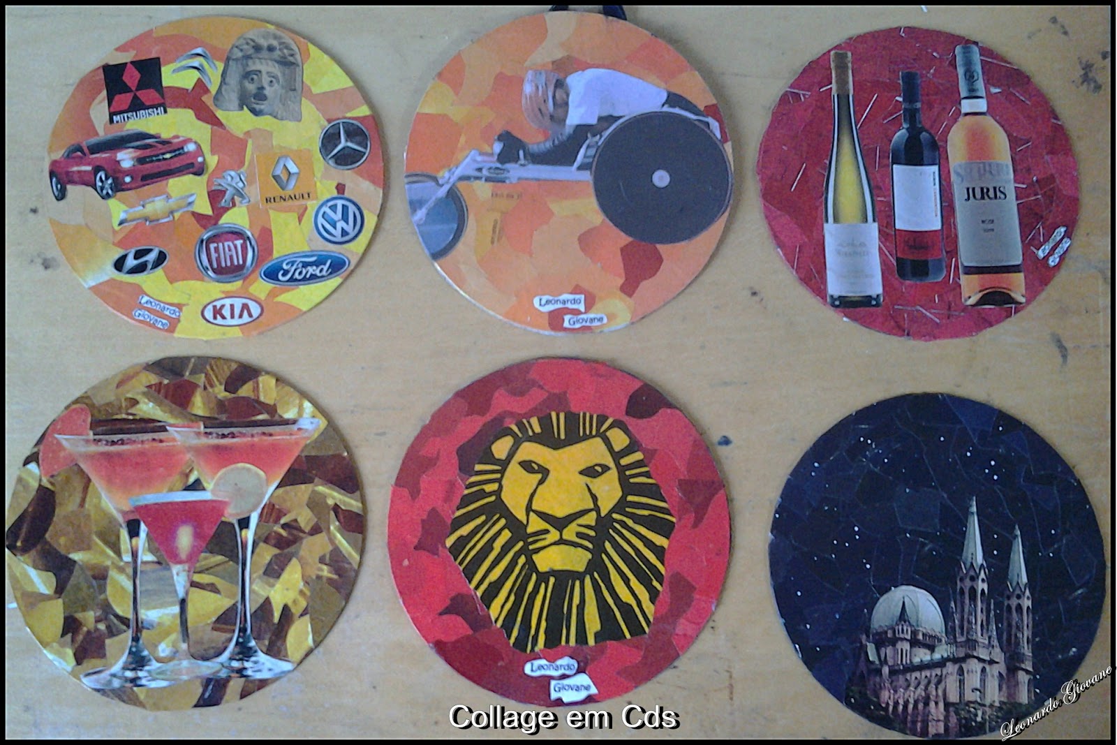 Collage em Cds