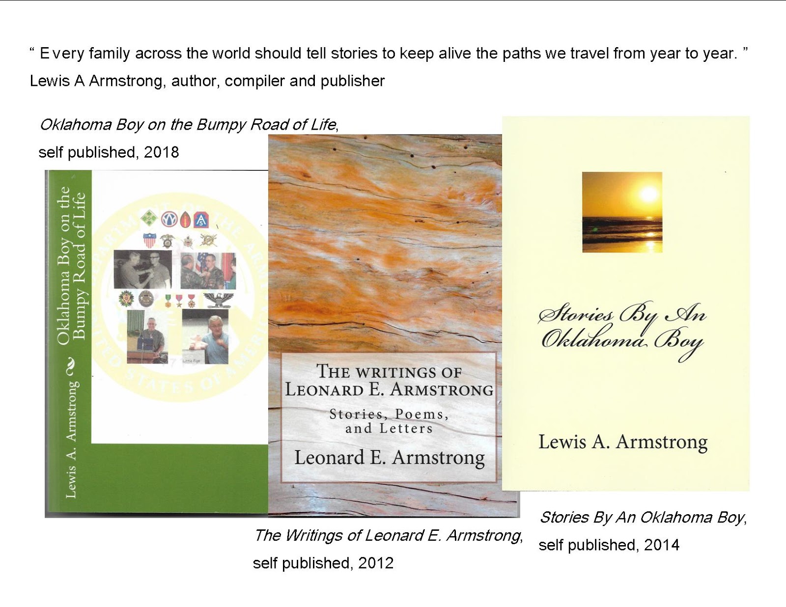 Genealogical Research: past, present, future...: Lewis A. Armstrong ...