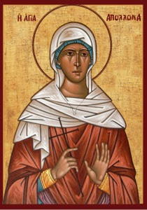 ORTHODOX CHRISTIANITY THEN AND NOW: Holy Virgin Martyr Apollonia of ...