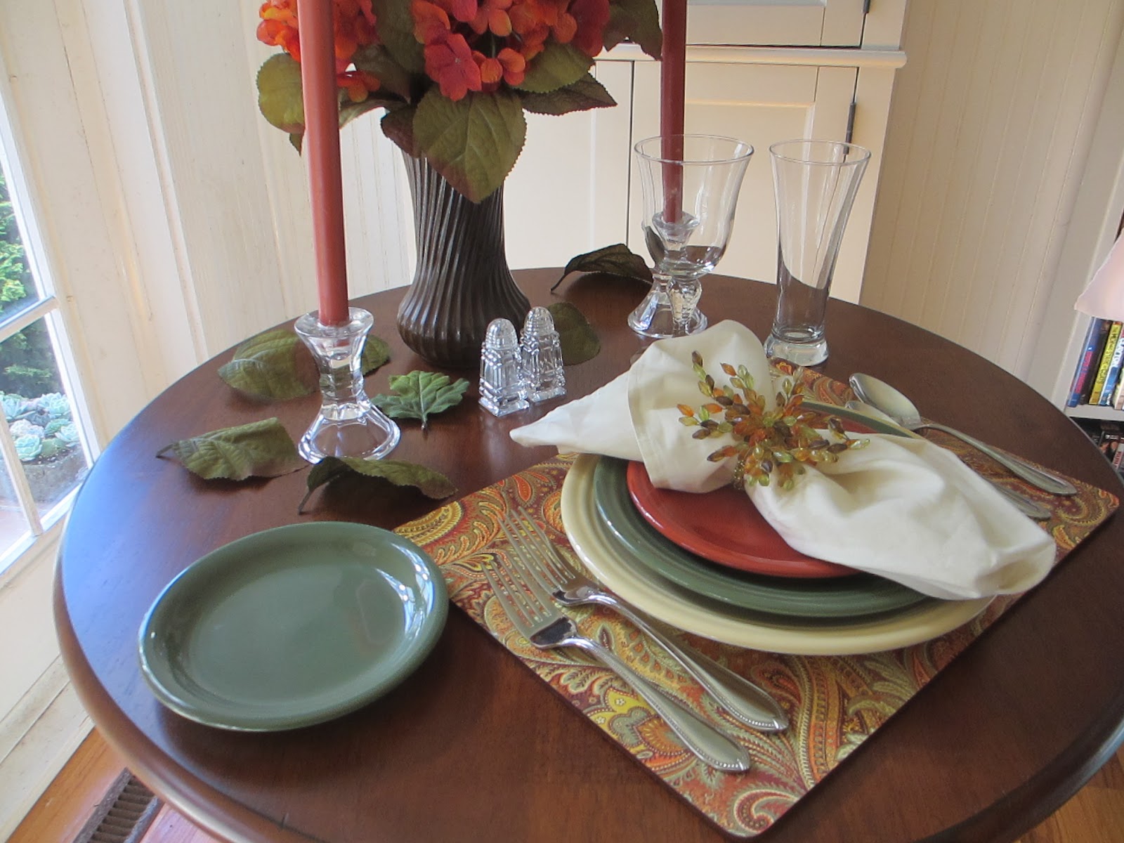 Table for One: Fall Fiesta Dinnerware Table