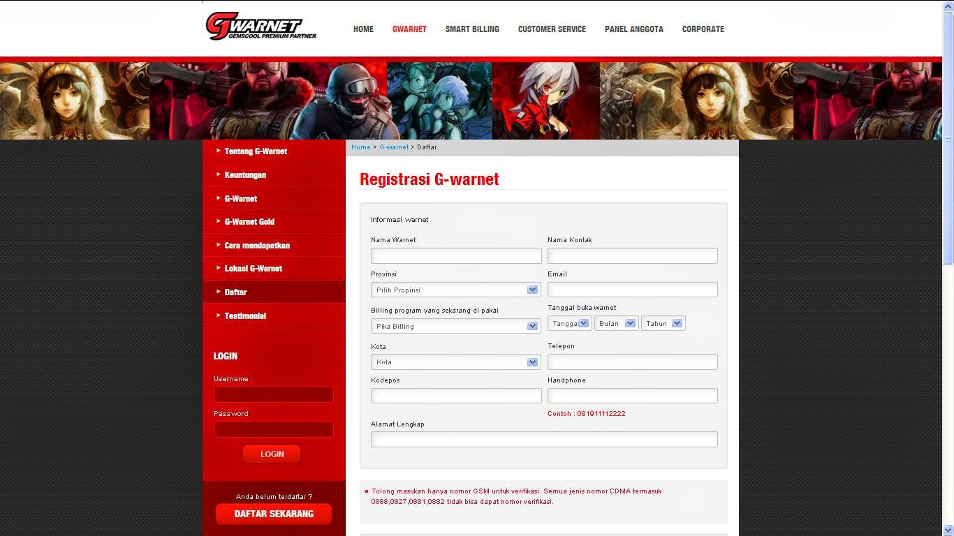 Cara Mudah Untuk Mendaftar Gwarnet | www.MONOTON27.blogspot.com
