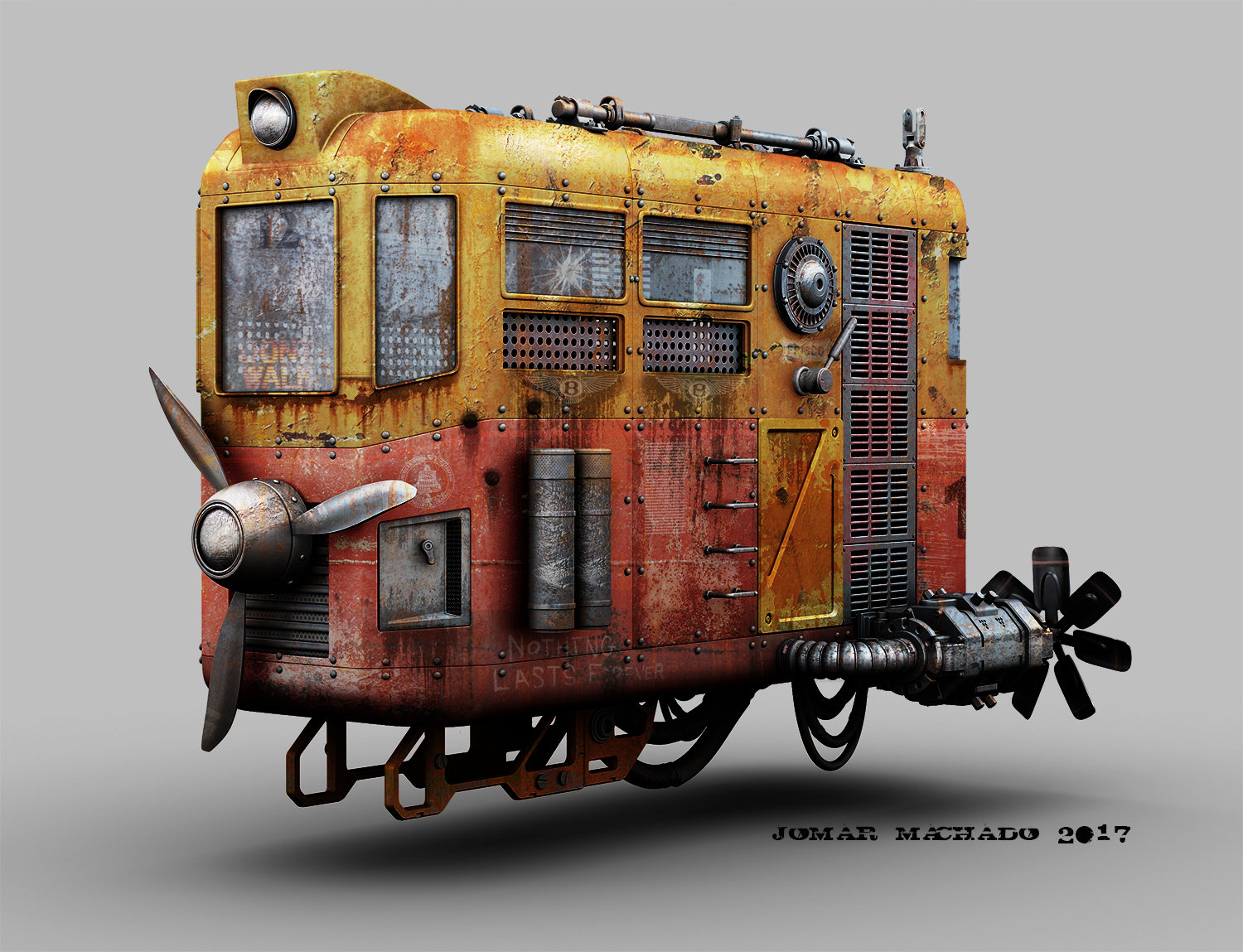 MY WORKS: An old hover tram...