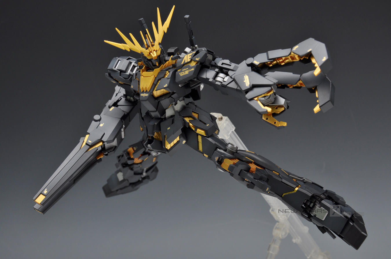 GUNDAM GUY: MG 1/100 RX-0 Unicorn Gundam 02 Banshee - Painted Build