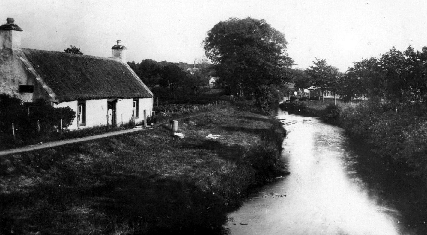 Tour Scotland: Old Photograph Burn Of Mosset Forres Scotland