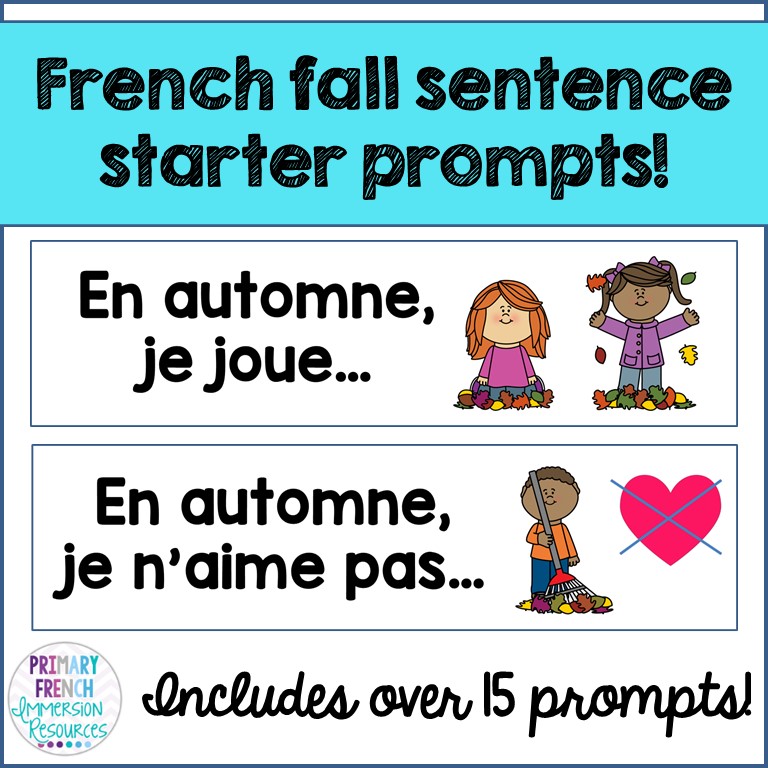 French fall resources - Primary French Immersion Resources