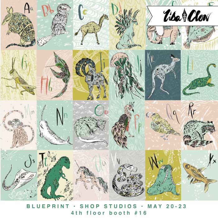 print & pattern: BLUEPRINT 2019 - lisa clow