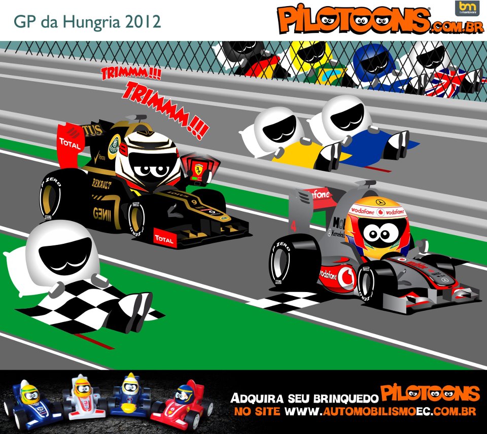 Continental Circus: Formula 1 em Cartoons - GP da Hungria (Pilotoons)