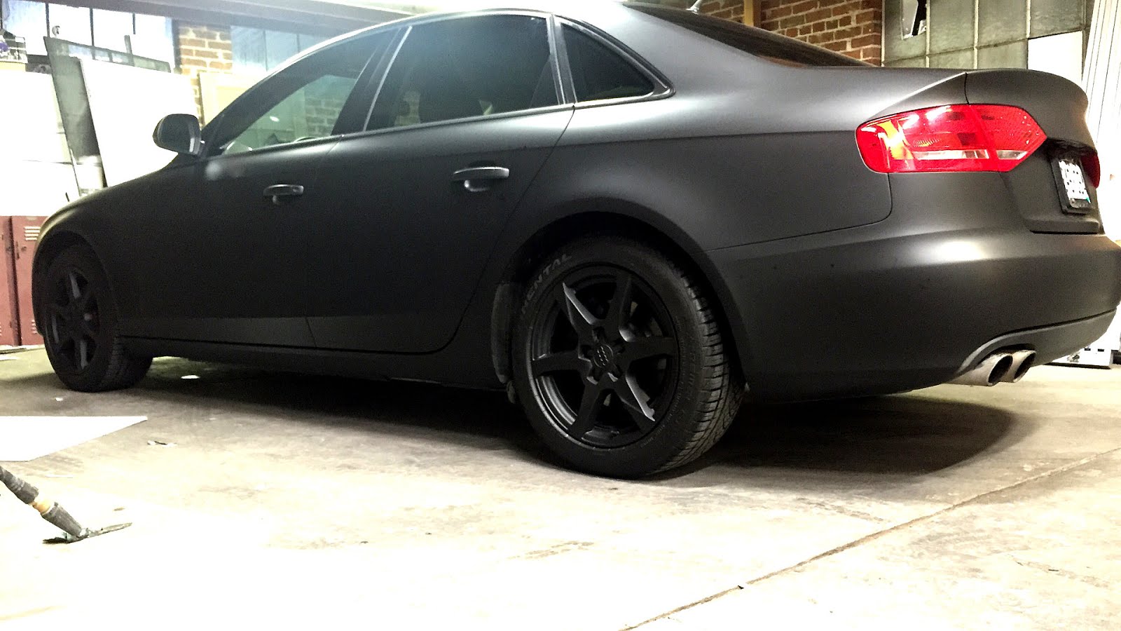 Matte Black Audi A4 - Black Choices