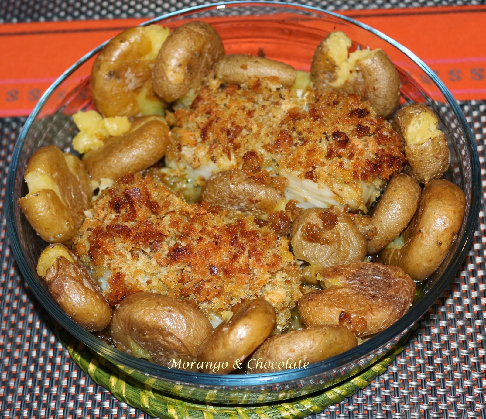 Receitas práticas de culinária: Bacalhau assado com Batatas a murro