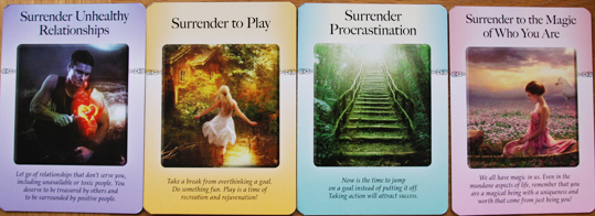 A bad witch's blog: Review: The Power of Surrender Cards