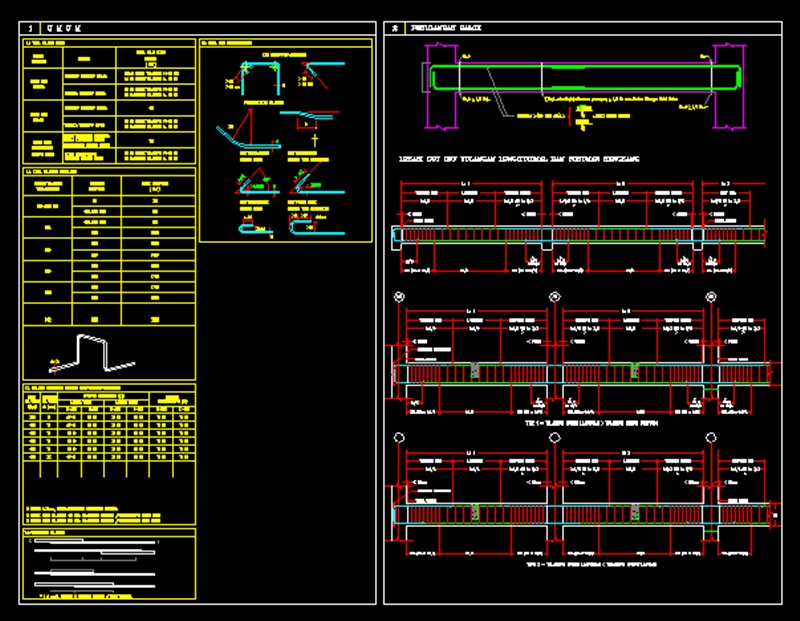 Gambar Kerja Standar Detail Struktur Gedung File Dwg Autocad Kaula - Riset