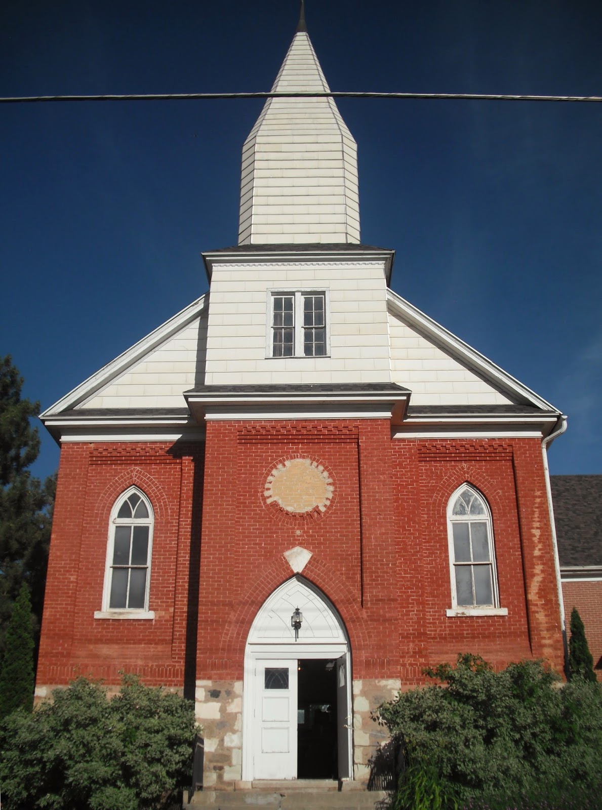 Historic LDS Architecture: Three Mile Creek Ward Chapel: Original Portion