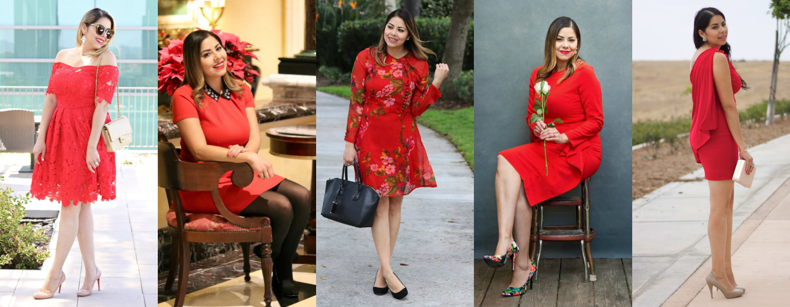 5 Red Dress Ideas for the Holidays - Lil bits of Chic