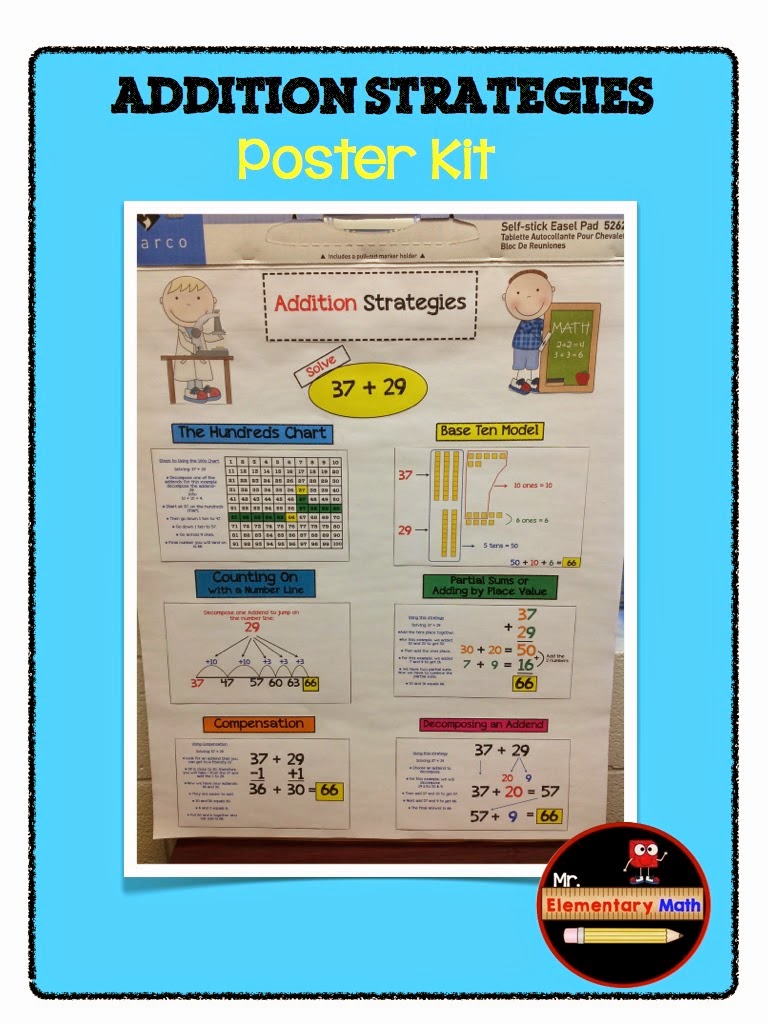 Classroom Freebies Too: Addition Strategies Poster Kit