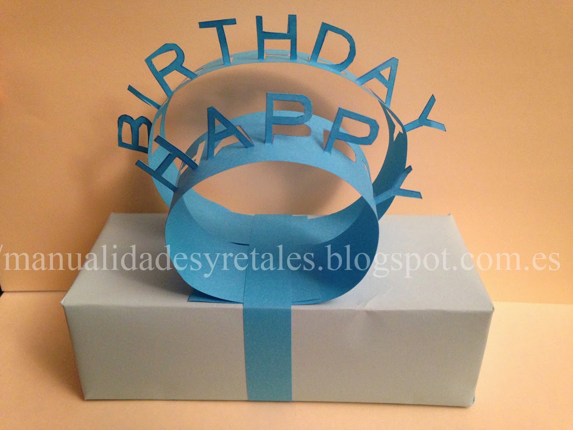 Manualidades y retales: Letras regalo