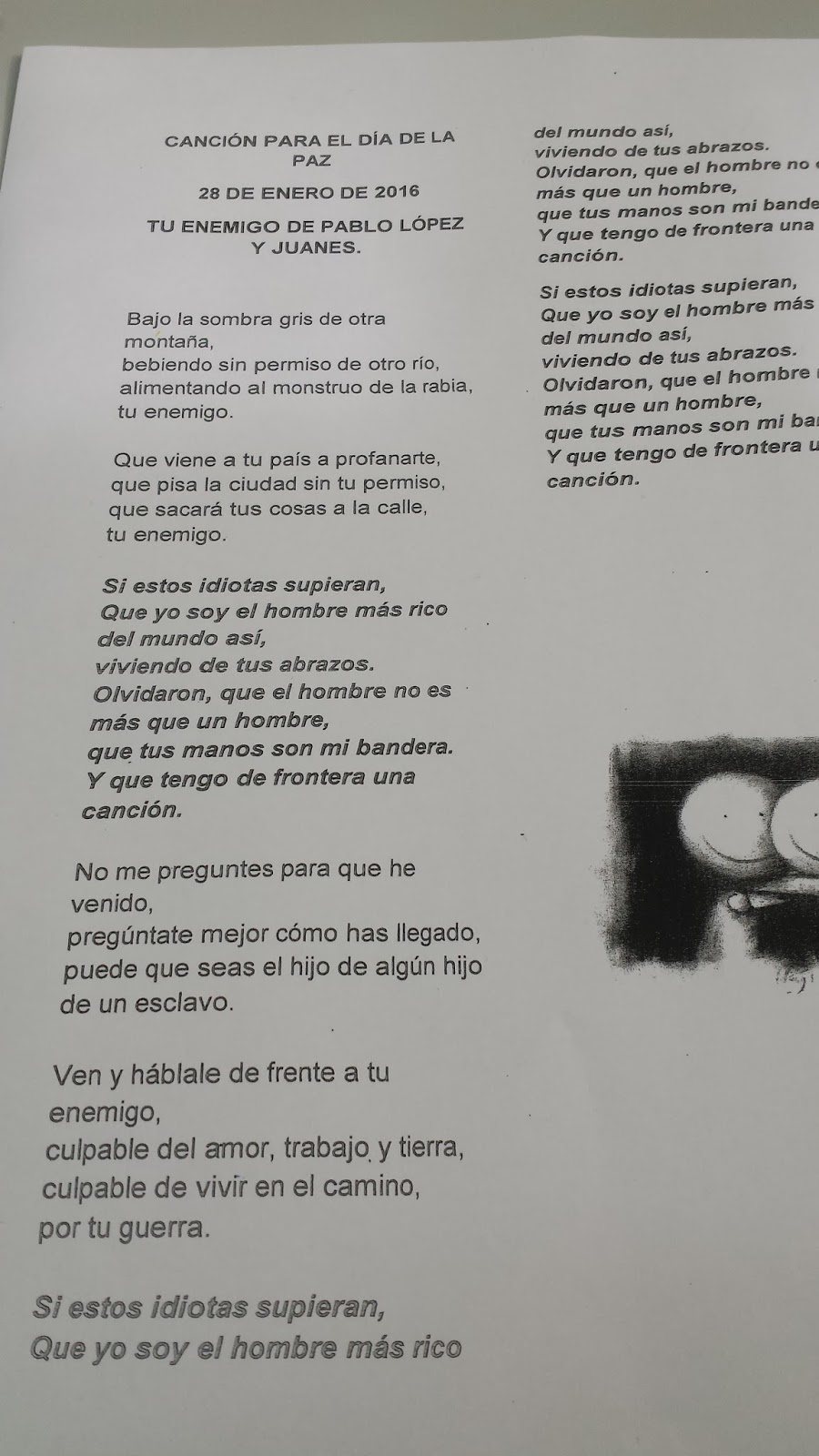 EL VIAJE DE HIGUERILLA: SEMANA DE LA PAZ POR LAS EMOCIONES.