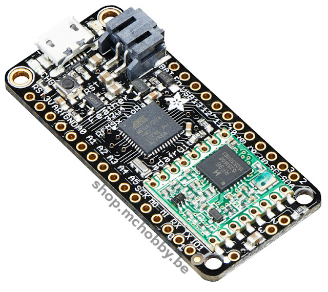 Feather 32u4 RFM95 LoRa - une carte Feather (Compatible Arduino ...