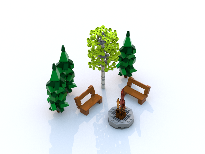 All Day Bricks: Northern Woods Rustic Camp LEGO Ideas Project Review