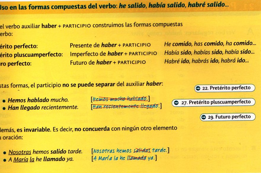 Expo Hispania: EL VERBO HABER