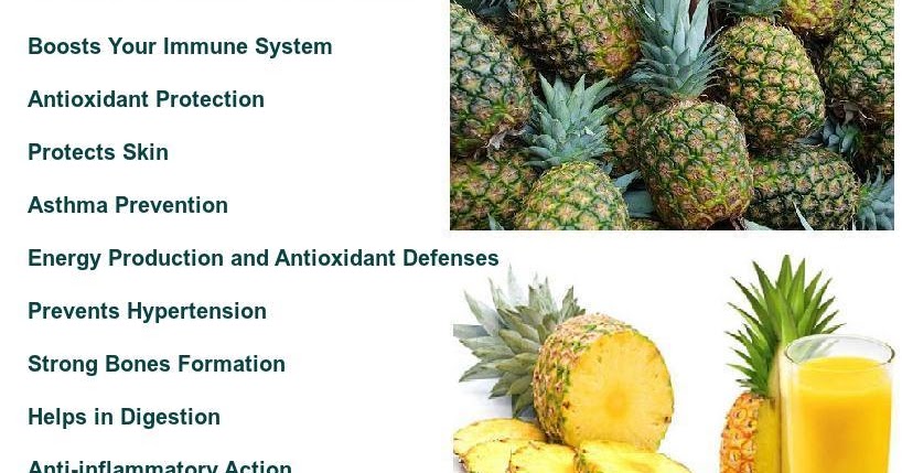 Health benefits of pineapple - Doctor's Help