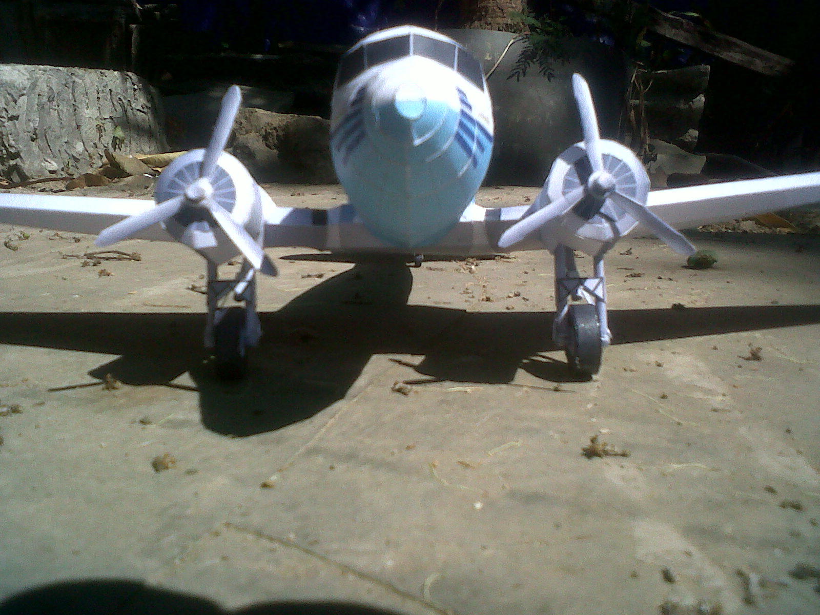 DAKOTA DC 3 SEULAWAH PAPERMODEL 1:75 SCALE