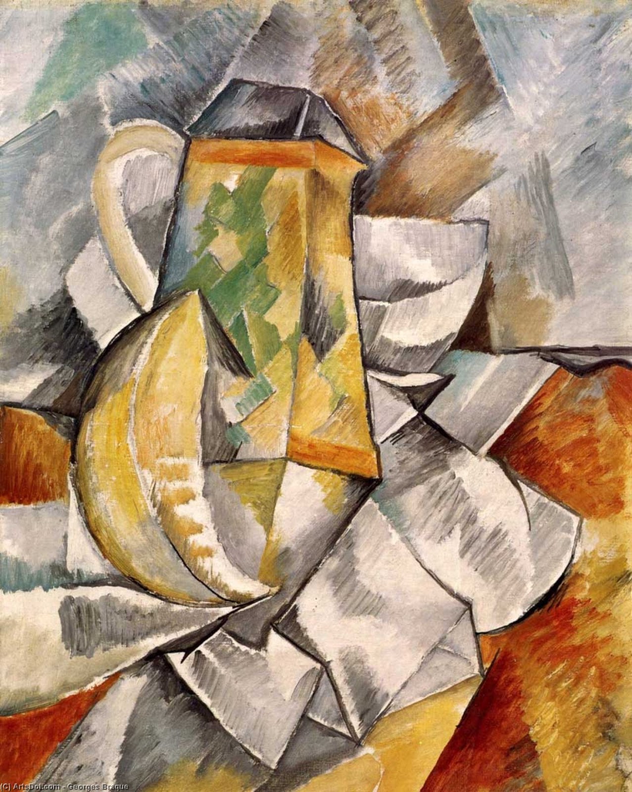 MI PINACOTECA: Cubismo Analítico. GEORGES BRAQUE 1907-1909