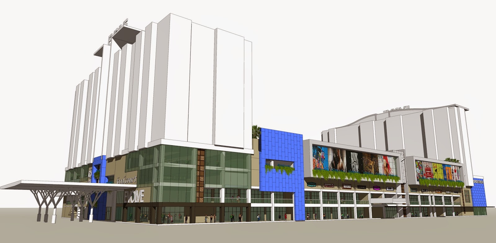 ALA Design: RETAIL MALL_FACADE 02