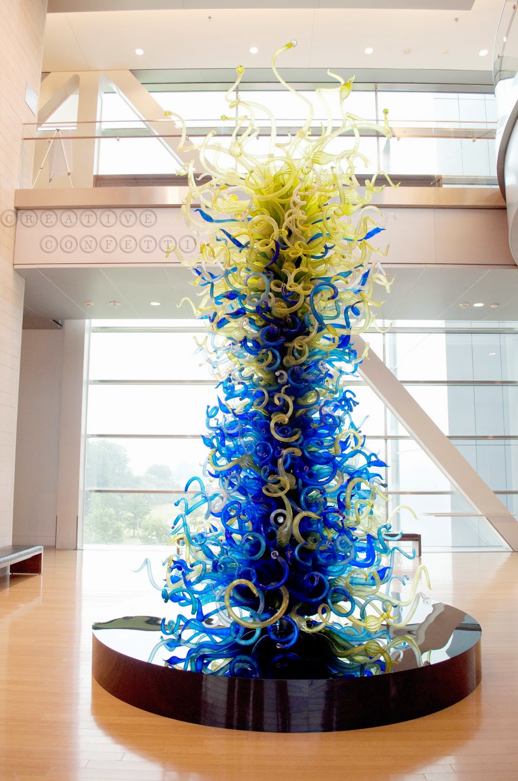 creative confetti: Chihuly at the Clinton Presidential Library