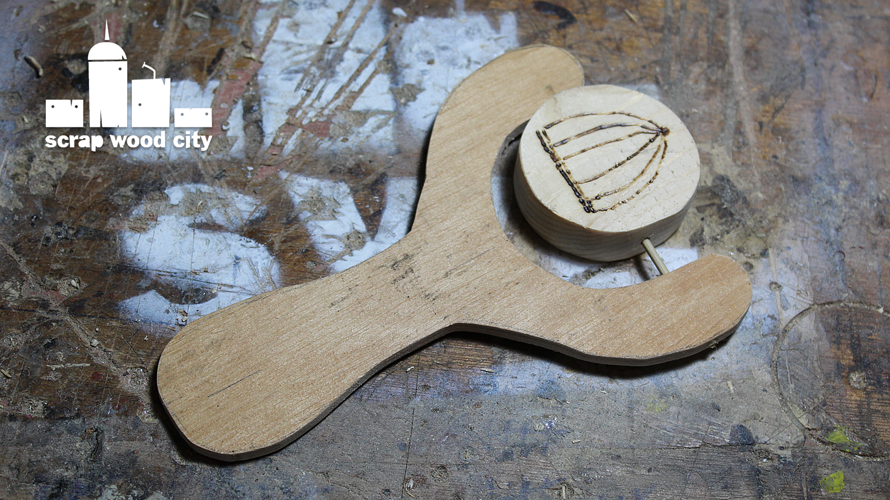 scrap wood city: Make a wooden animation toy out of scrap wood
