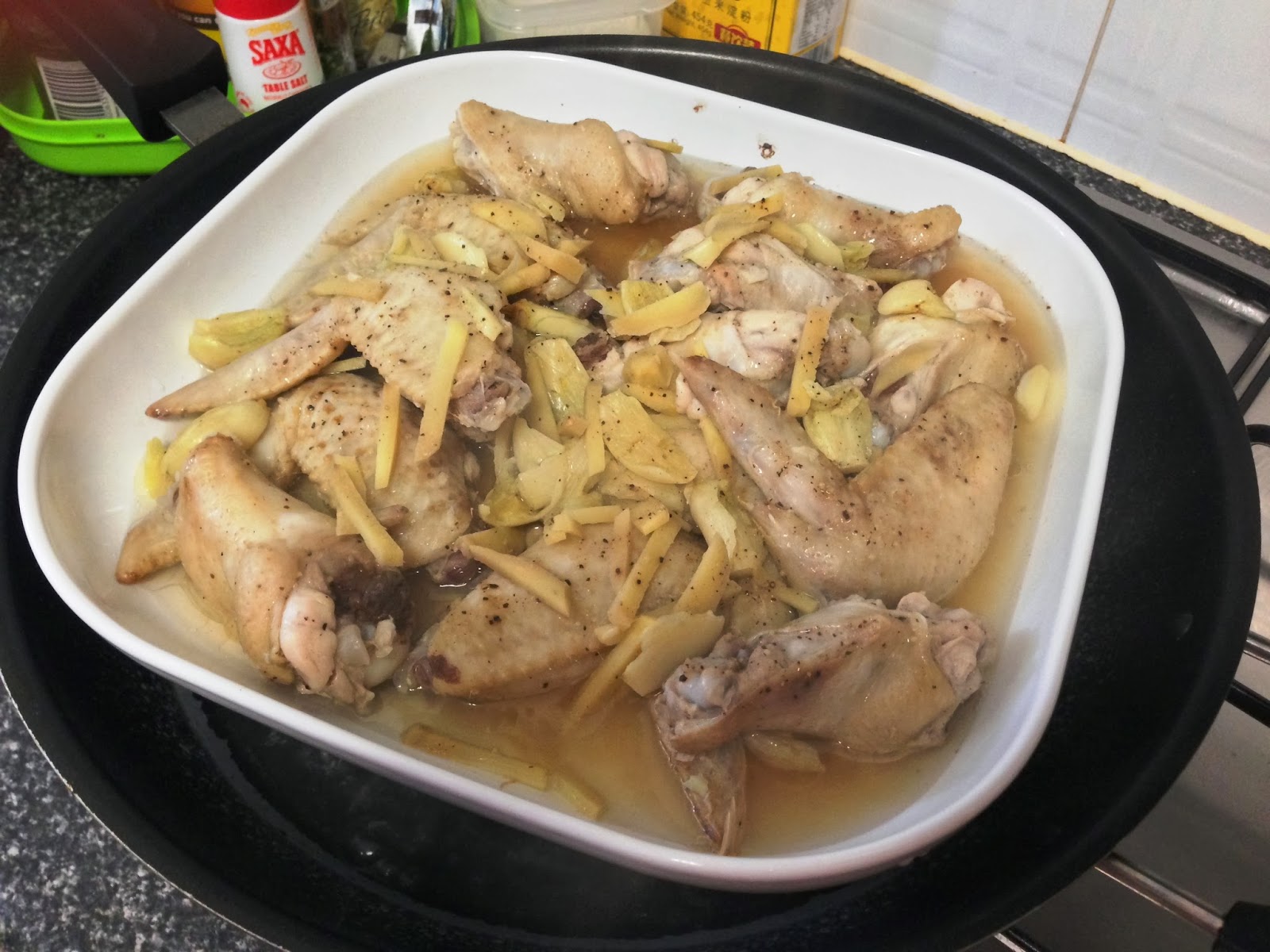 Detik-Detik: My Recipe: Ginger and Garlic Steamed Chicken Wings