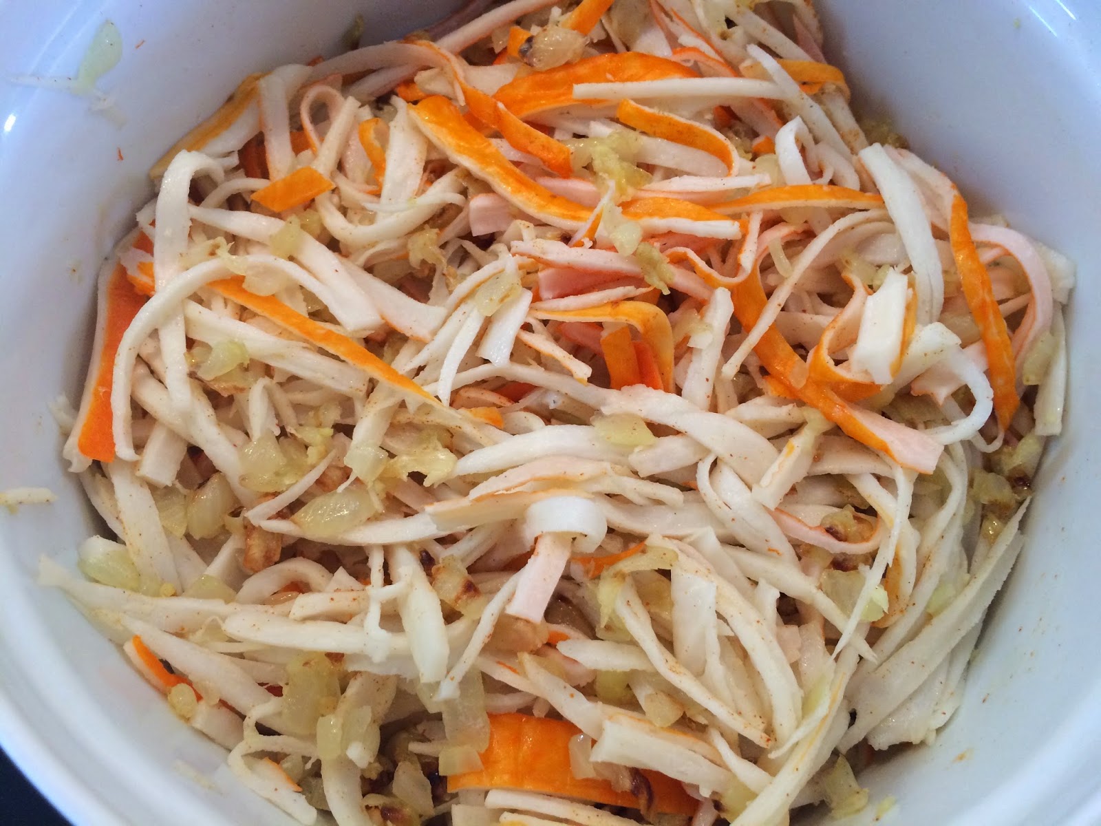 Sugar Avenue: Brazo de gitano light de surimi al ajillo