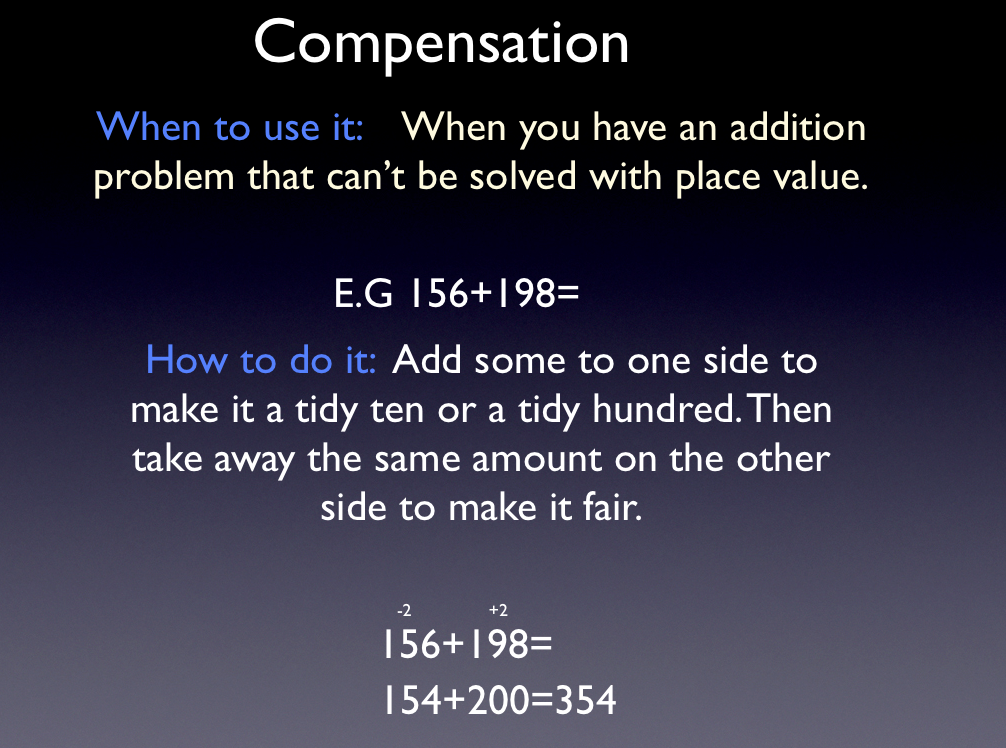 Flying High: Maths Strategy - Compensation