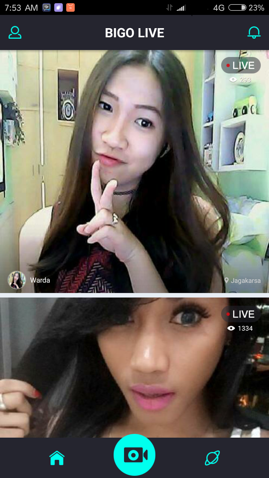 Aplikasi Live Streaming Dengan Cewek Cantik Hot Terbaru 2016 di Android - Bigo Live Indonesia