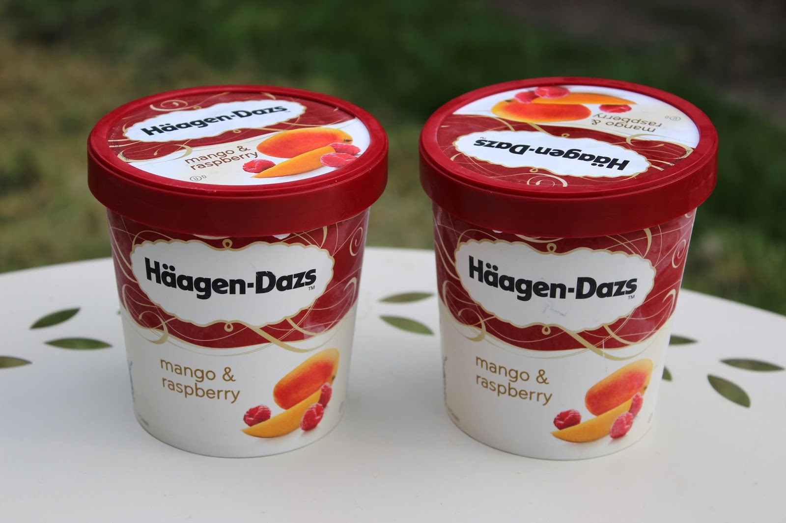 Haagen-Dazs Mango & Raspberry | The Human Mannequin