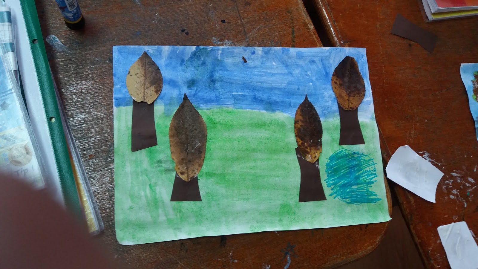 Lumea lui Scolarel...: Toamnă ruginie (AVAP - clasa I)