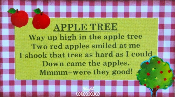 BLISSFUL ROOTS: Apple Poems For Kids