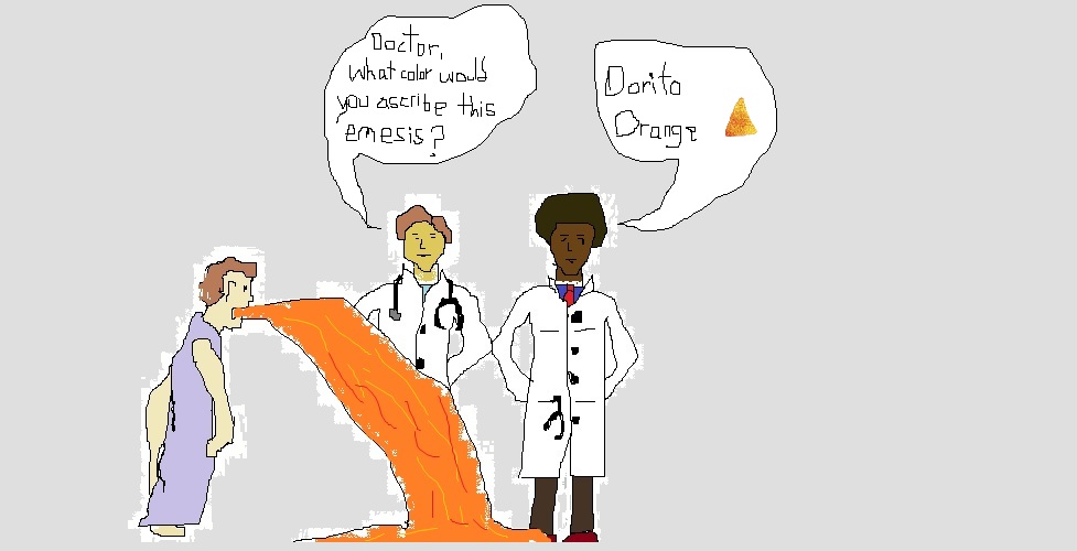 Med School in MS paint: Emesis
