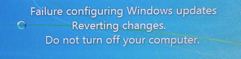 Fix "failure configuring windows updates reverting changes" on Windows ...