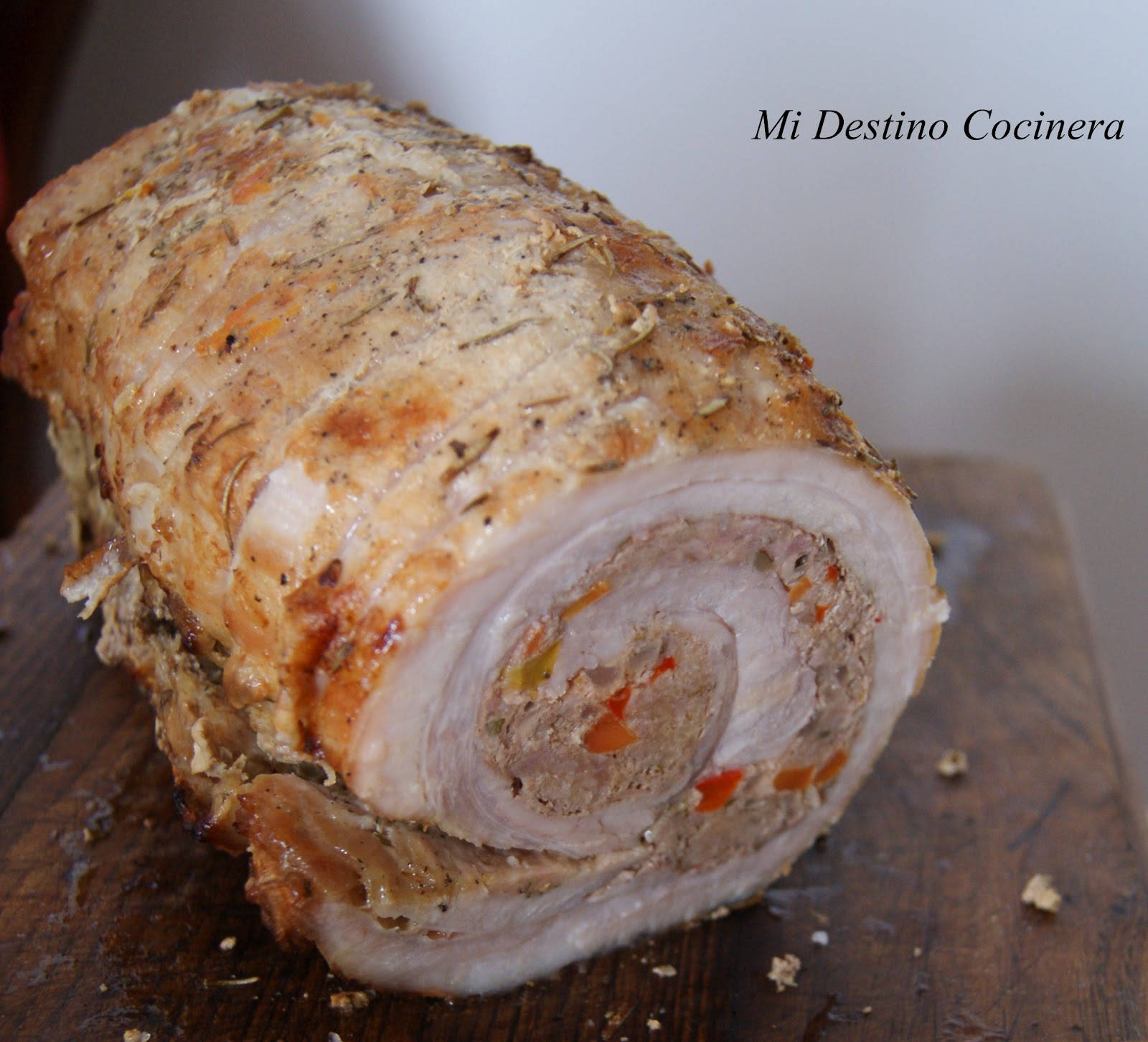 Matambre de Cerdo Arrollado al Horno.