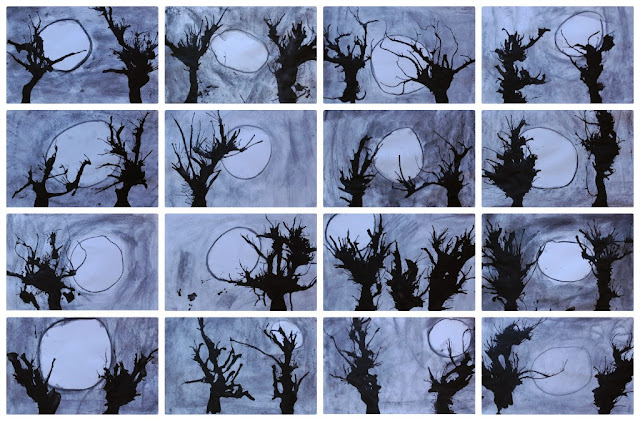 Sunnyside Art House: Spooky Trees