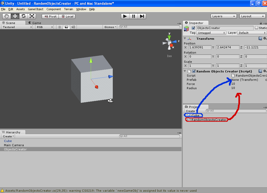 Mentalogicus: Comment instancier des objets dans Unity 3D?