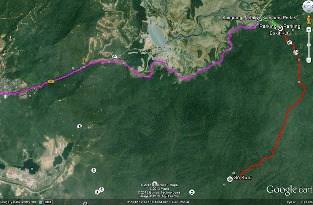 bocHa redaH Hutan - hutan gunung air terjon: Bukit Kutu >> Kg Pertak ...