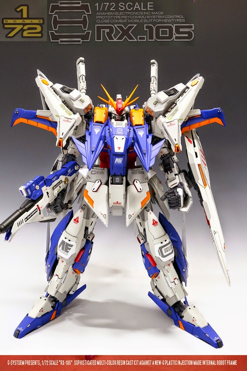 Gundam Family: 1/72 Scale RX-105 Xi-Gundam (G-System)