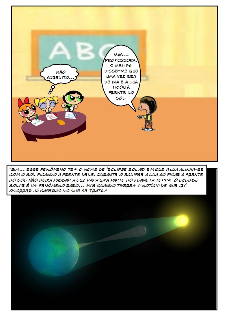 Festas da Ritinha: B.D - aula sobre as fases da lua- 1º ciclo