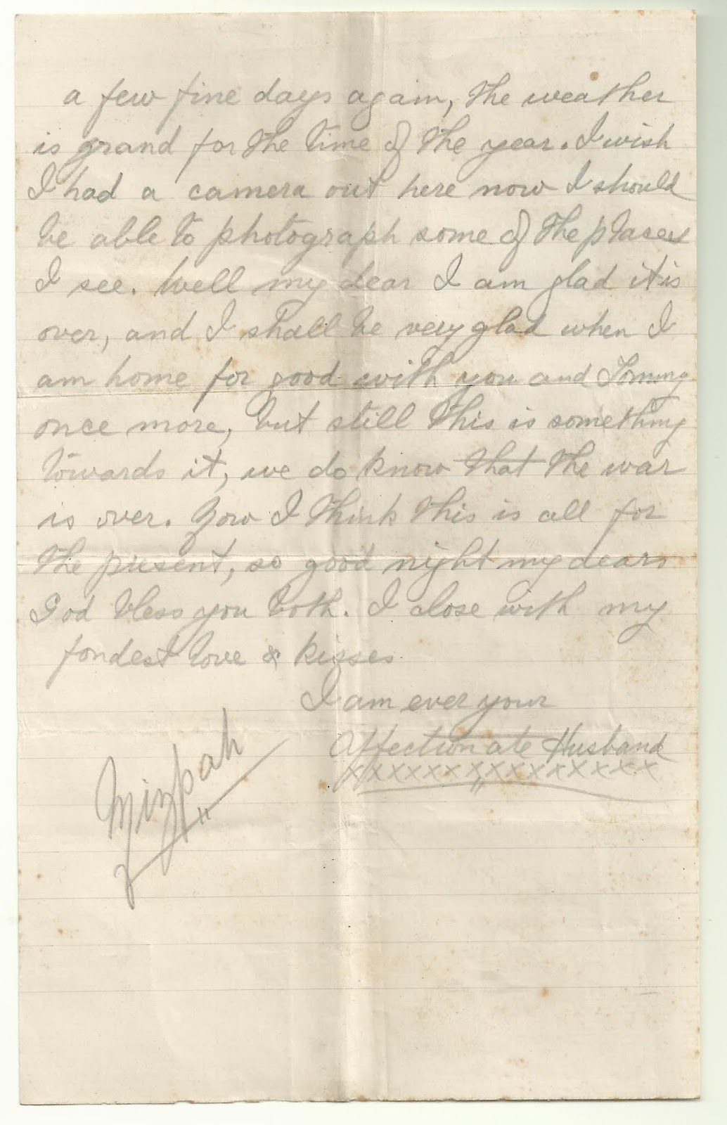 Letters from the trenches